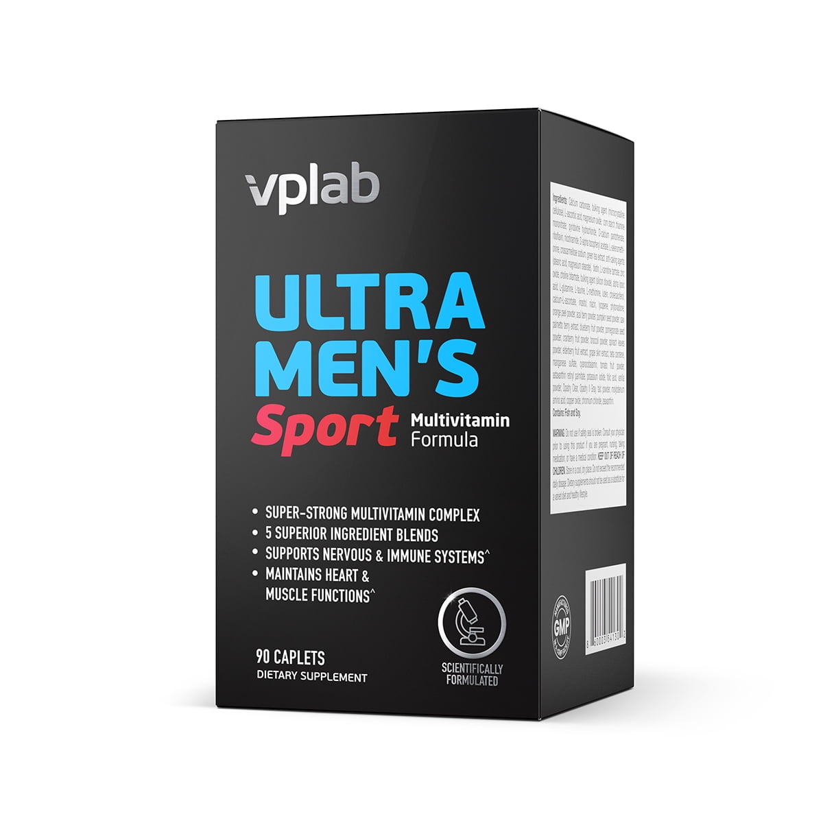 VPLab Men's Ultra Sport Multivitamin, 90 Caplets - Comprehensive ...