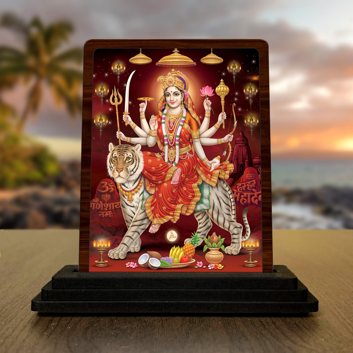 VPRINT QUALITY vaishno Devi murti maa sherawali Photo Durga MATA ji ...
