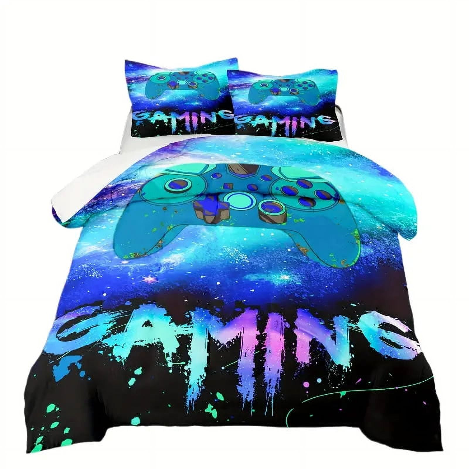VPVIP Fluorescent Game Pad 3D Bedding Set Game Controller Quilt Set for ...