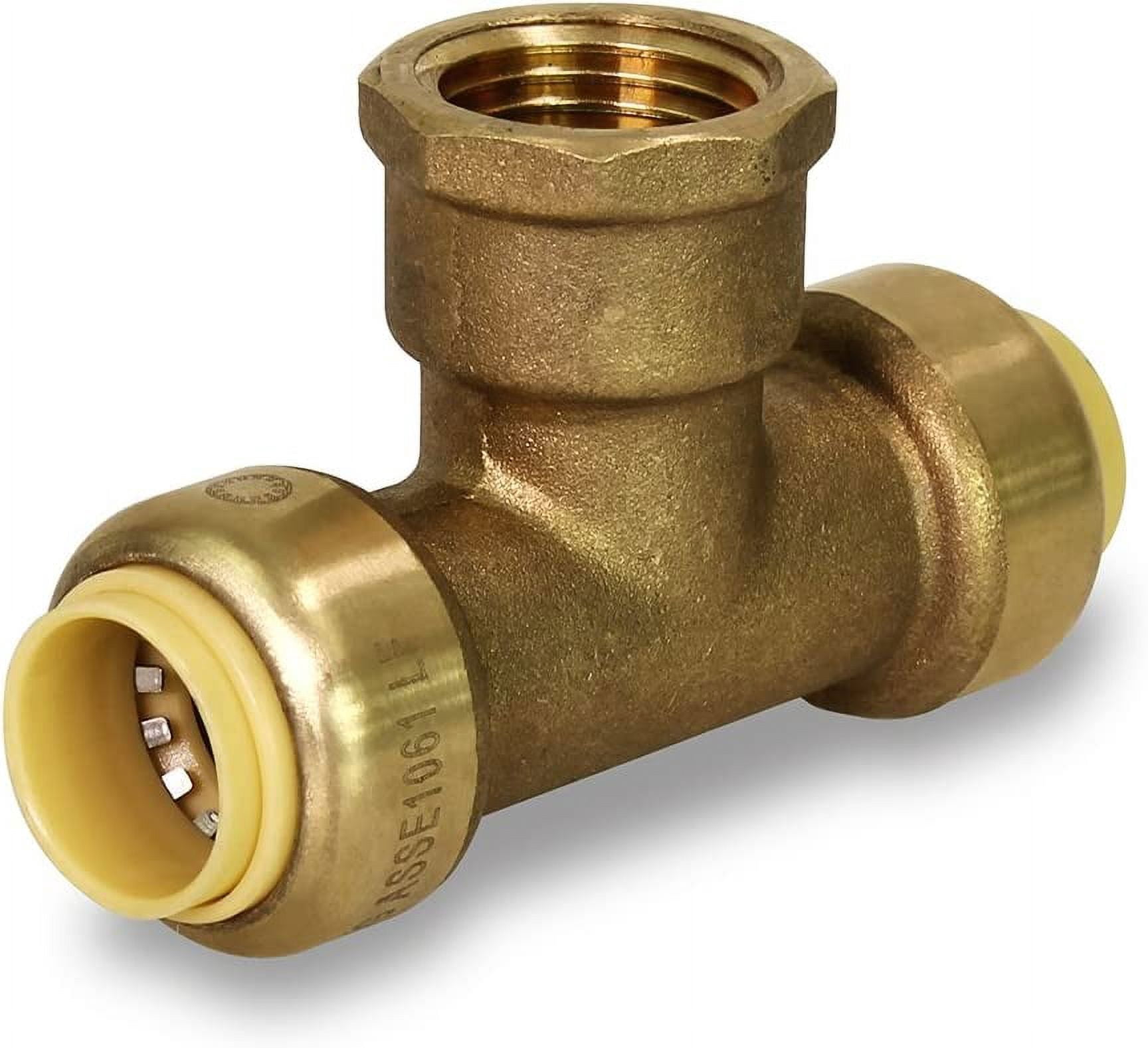 VQDUG12 Push x Push X Female 1/2 Inch Quick & Easy Installation with ...