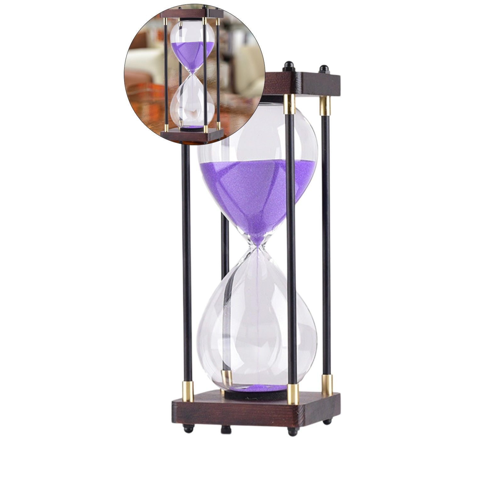 VQPeo 30-Minute Sand Timer, Hourglass with Fine Sand for Home, Desk ...