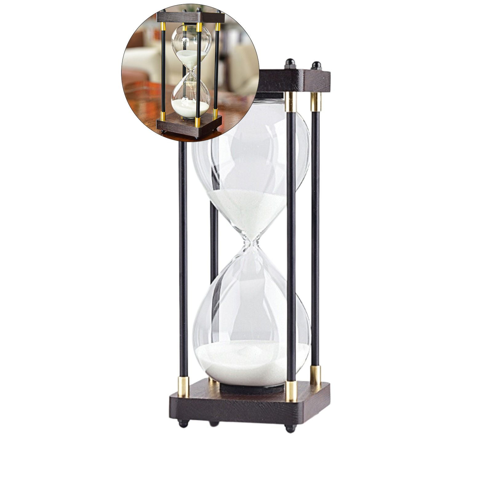 VQPeo 30-Minute Sand Timer, Hourglass with Fine Sand for Home, Desk ...