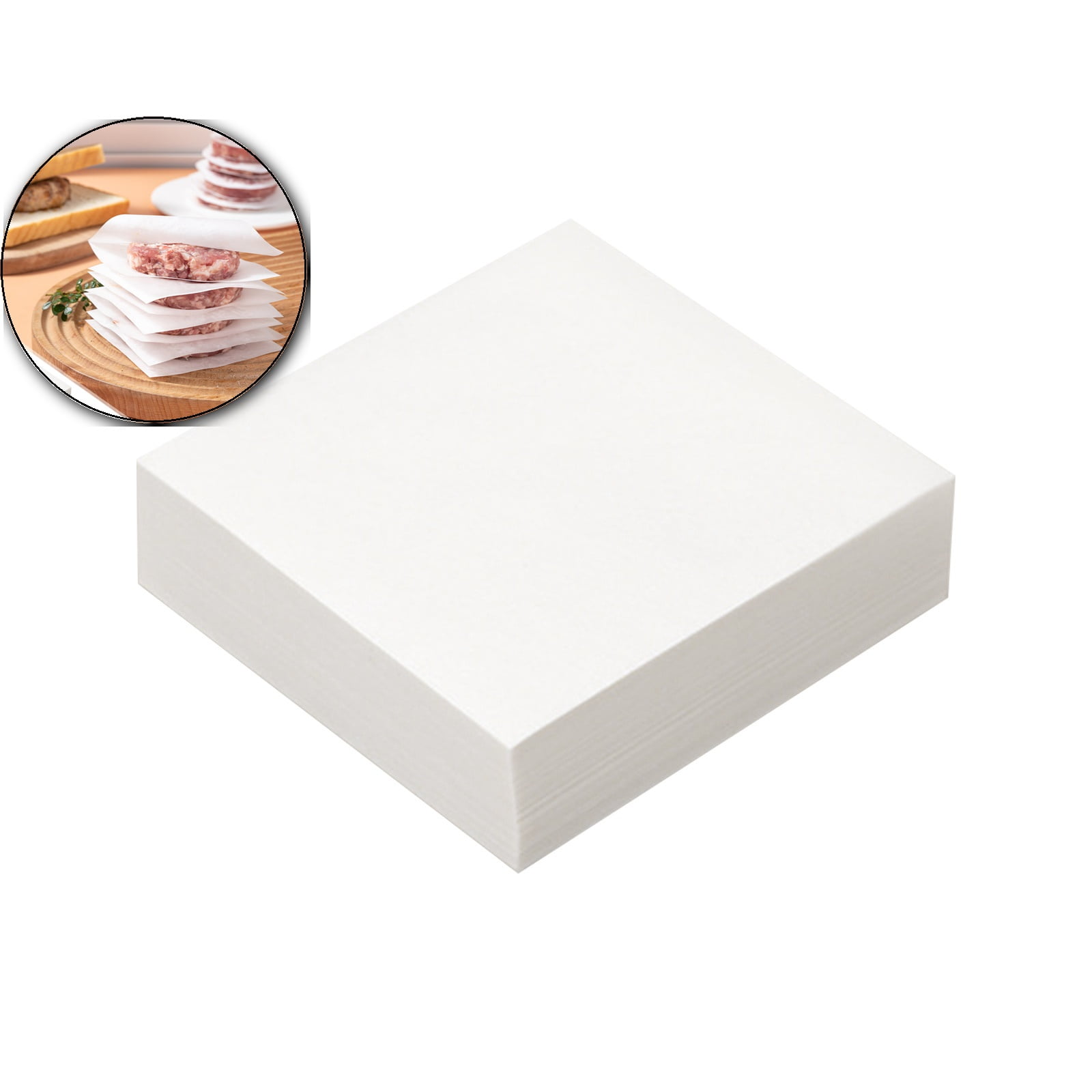 VQPeo 500-Pack Hamburger Patty Separators - Thickened Non-Stick Oil ...