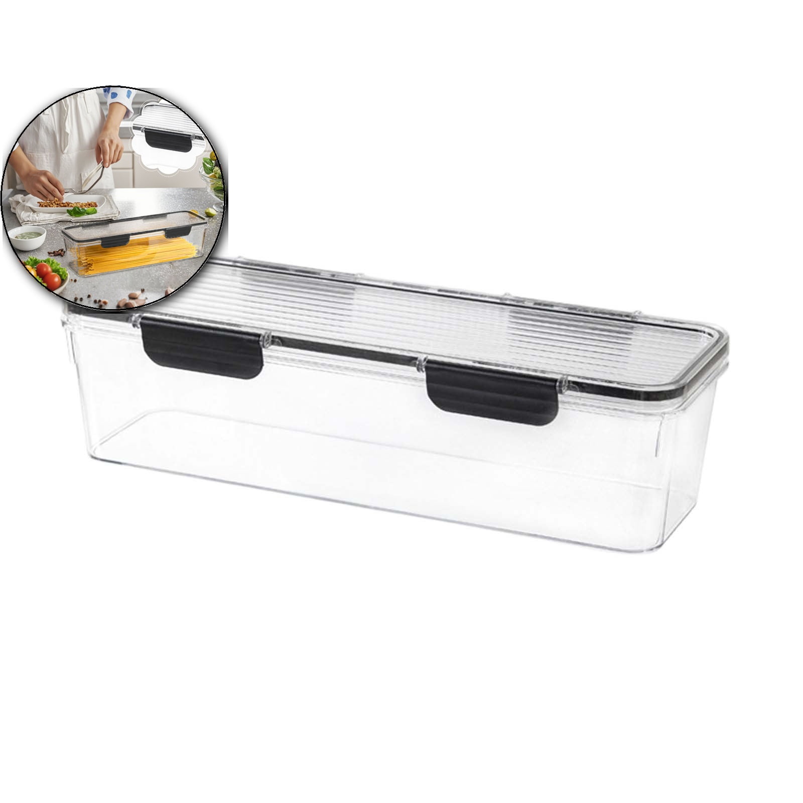 VQPeo Airtight Food Storage Container with Lid BPA-Free | Meal Prep ...