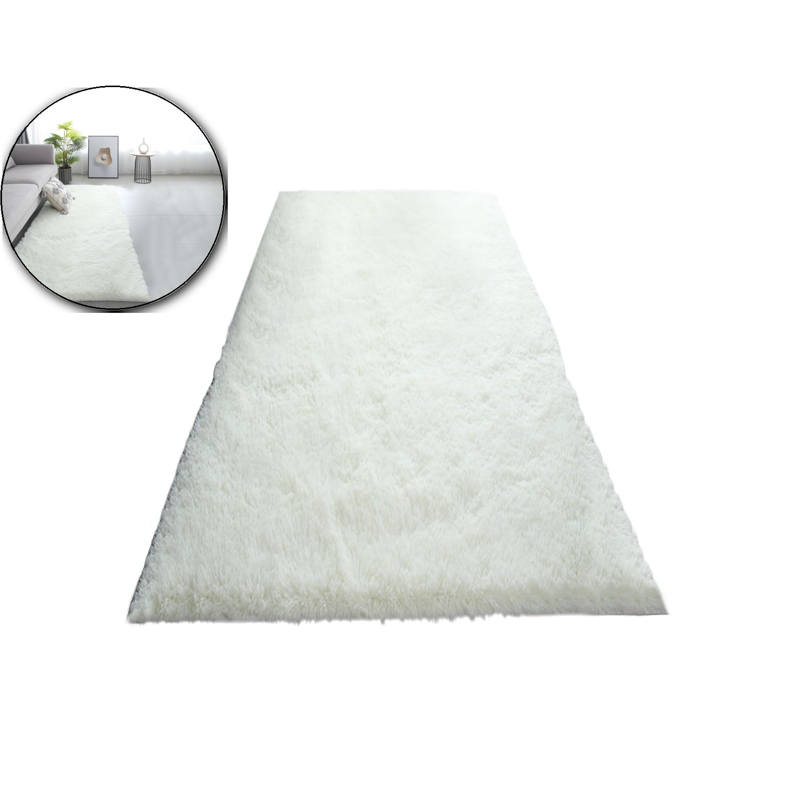 VQPeo Area Rugs, Runner Rug, Shag Area Rug Modern Indoor Soft Shaggy ...