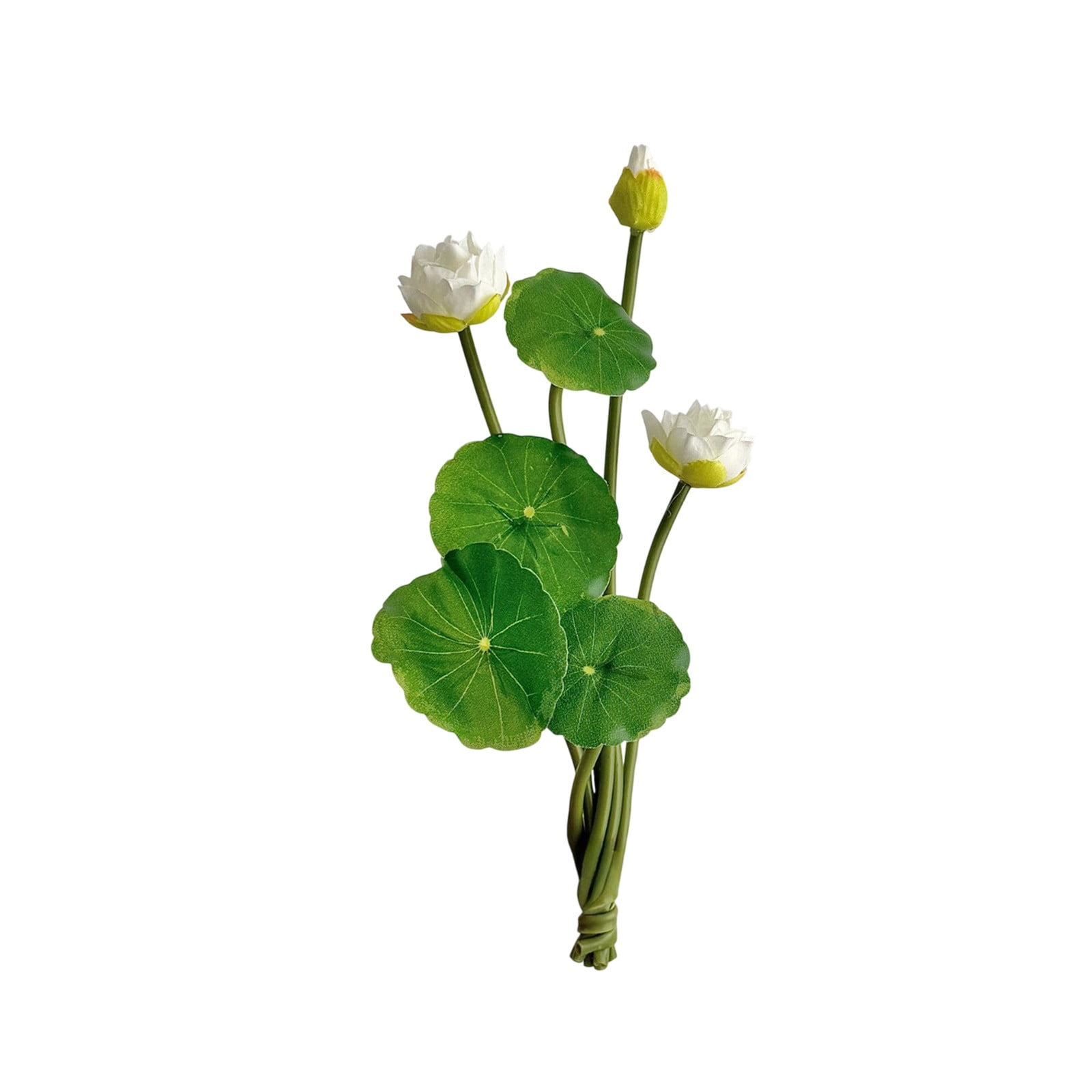 VQPeo Artificial Lotus Flowers Real-Touch Water Lily Simulation ...
