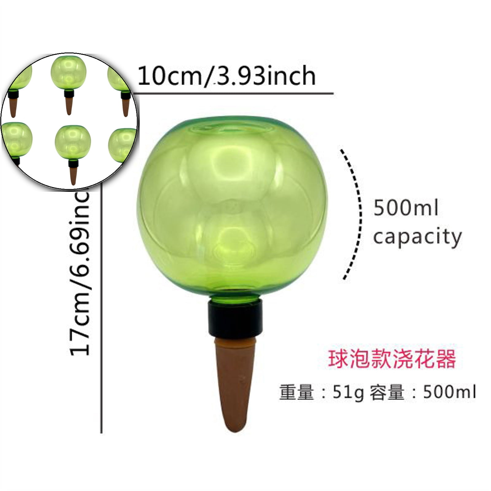 VQPeo Auto Watering Device, Lazy Plant Dripper for Succulent & Indoor ...