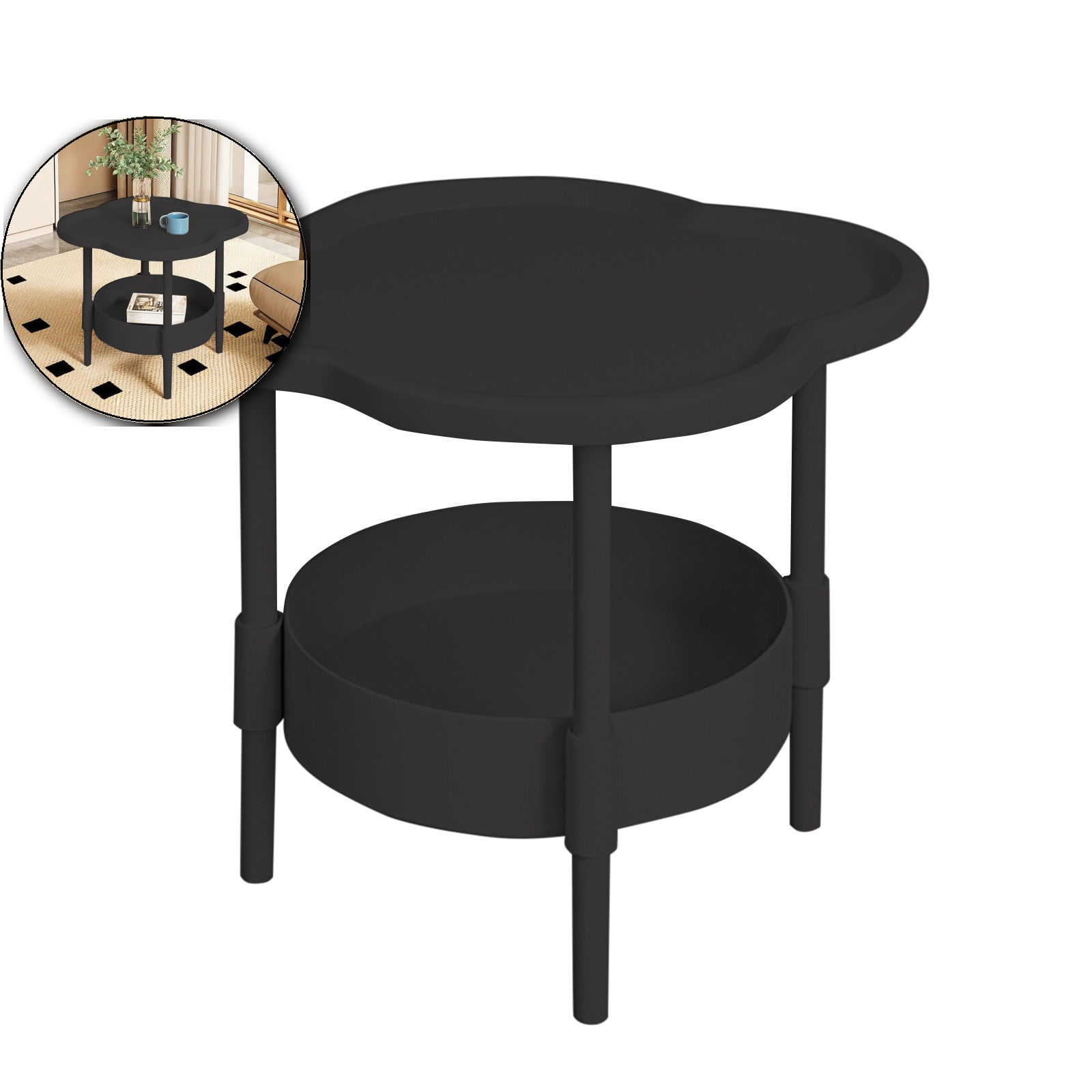 VQPeo Bedside Tables - Perfect for Bedroom Decor, Mini Table Easy Small ...