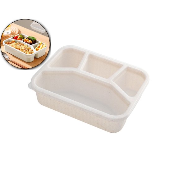 VQPeo Bento Lunch Box for Adults - 4 Compartment Design - Ideal Bento ...