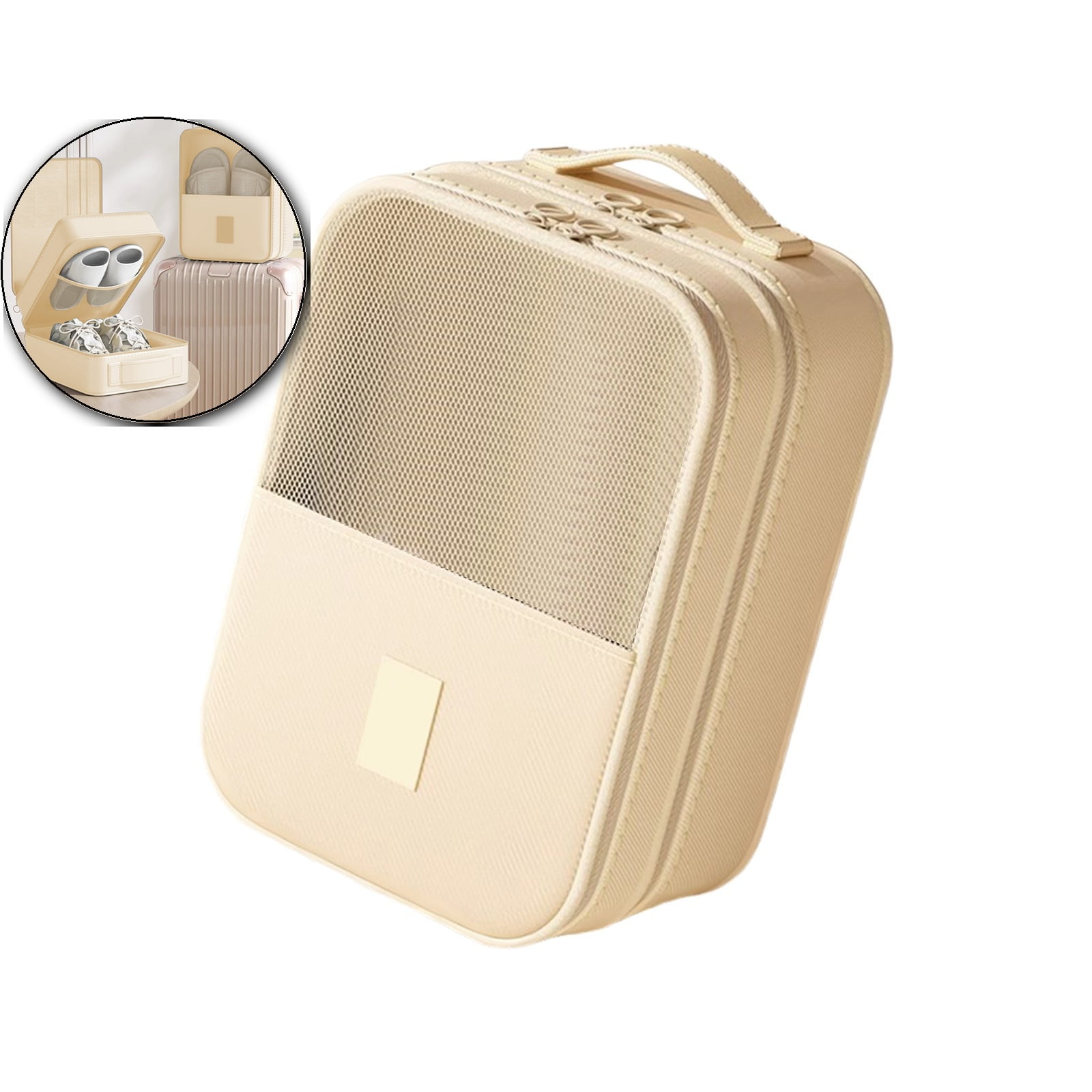 VQPeo Breathable Shoe Organizer Bag, Hangable Luggage Travel Cover ...
