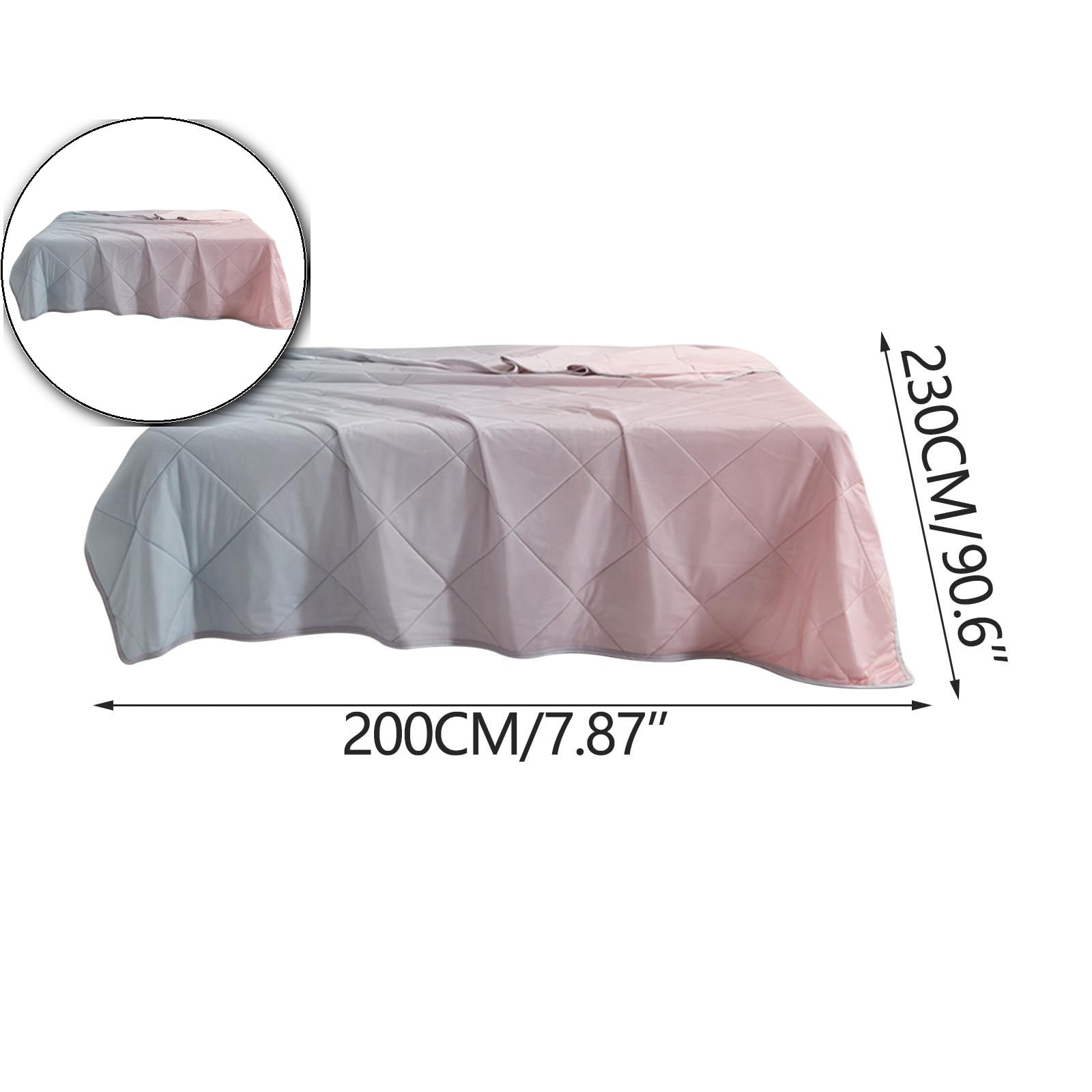 VQPeo Cozy Cooling Blanket for Hot Sleepers, Cooling Comfort Throw Twin ...