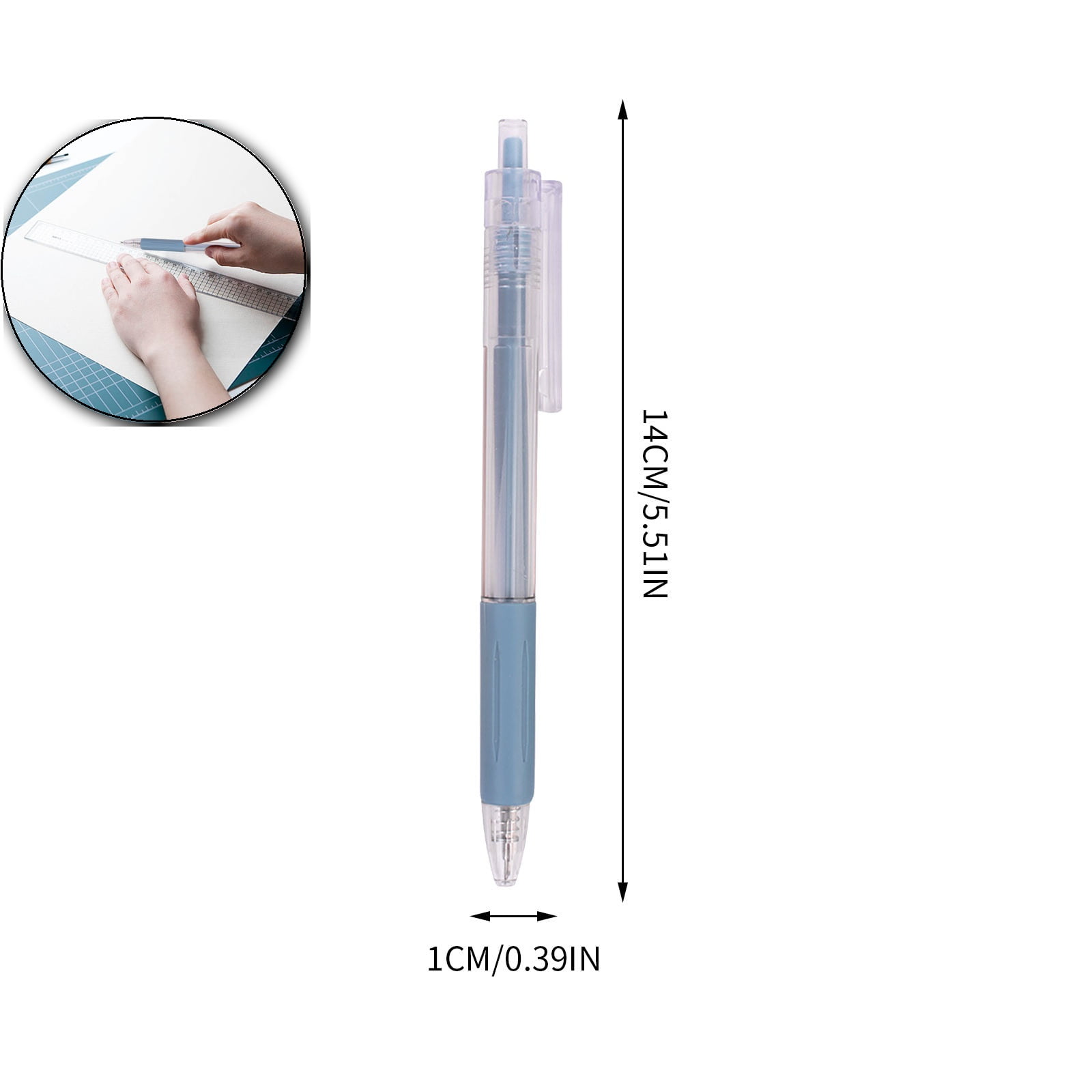 VQPeo DIY Manual Pen Cutter - Retractable Craft Knife Set for Paper ...