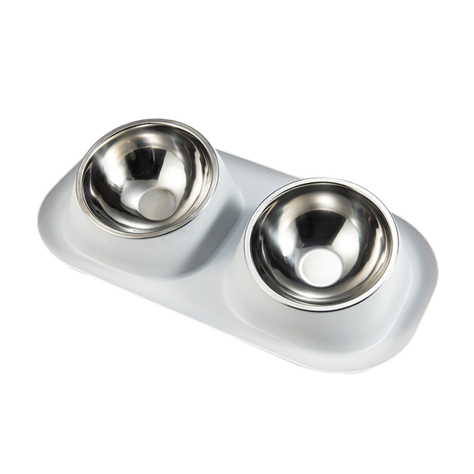 VQPeo Dog Bowls Double Dog Water and Food Bowls Stainless Steel Bowls ...