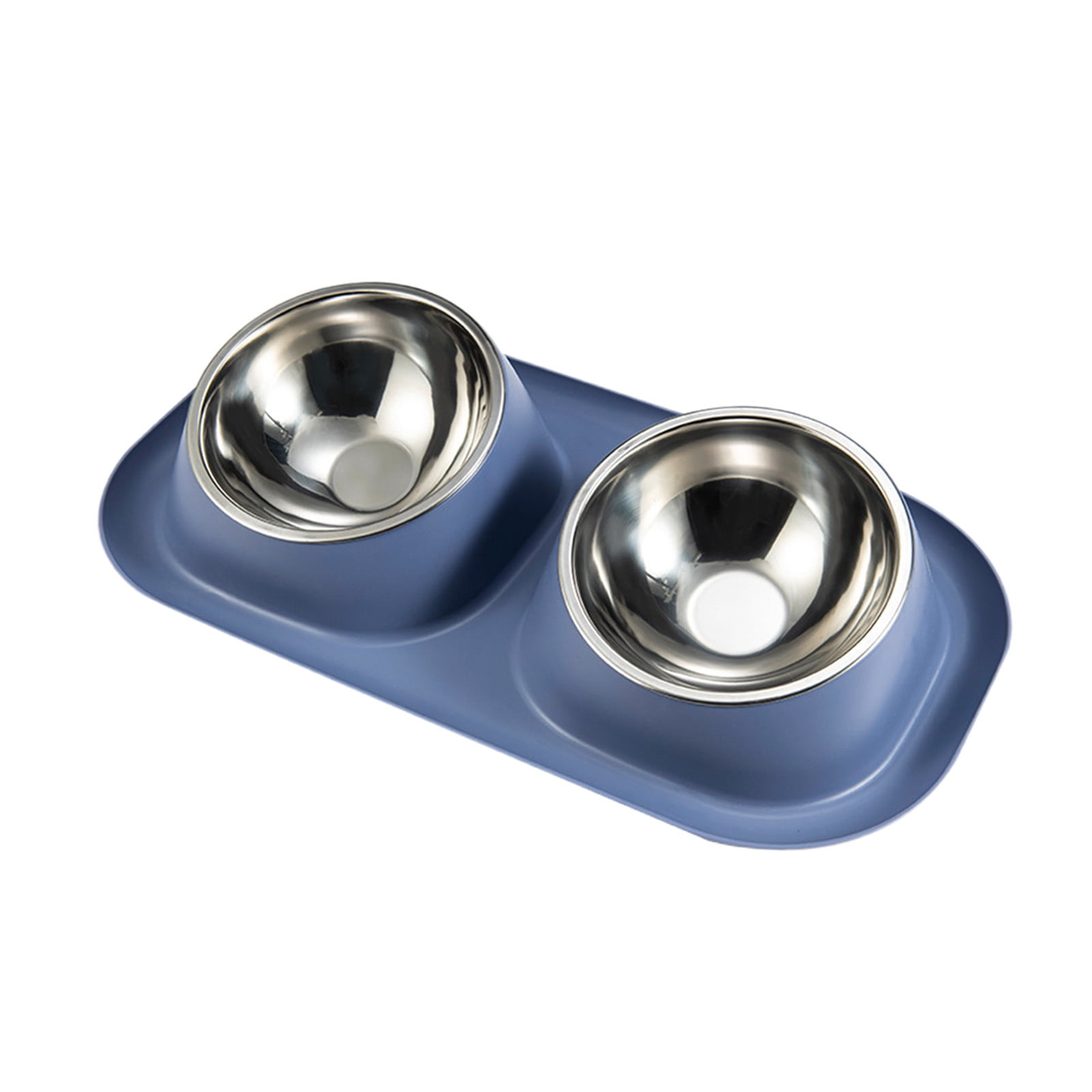 VQPeo Dog Bowls Double Dog Water and Food Bowls Stainless Steel Bowls ...