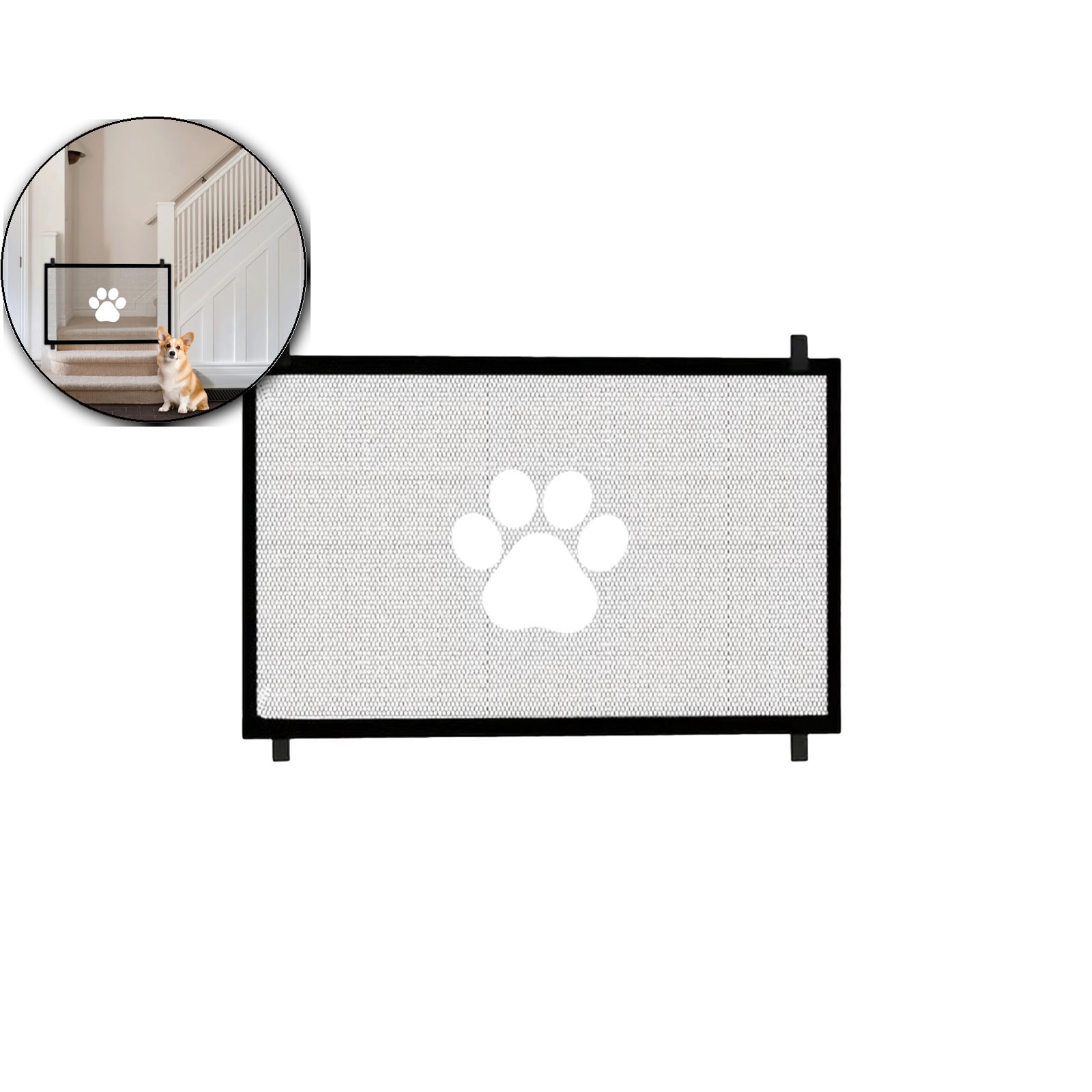VQPeo Dog Gate, Stair Gate, Isolation Gate, Pet Gate Dog Fence Portable ...