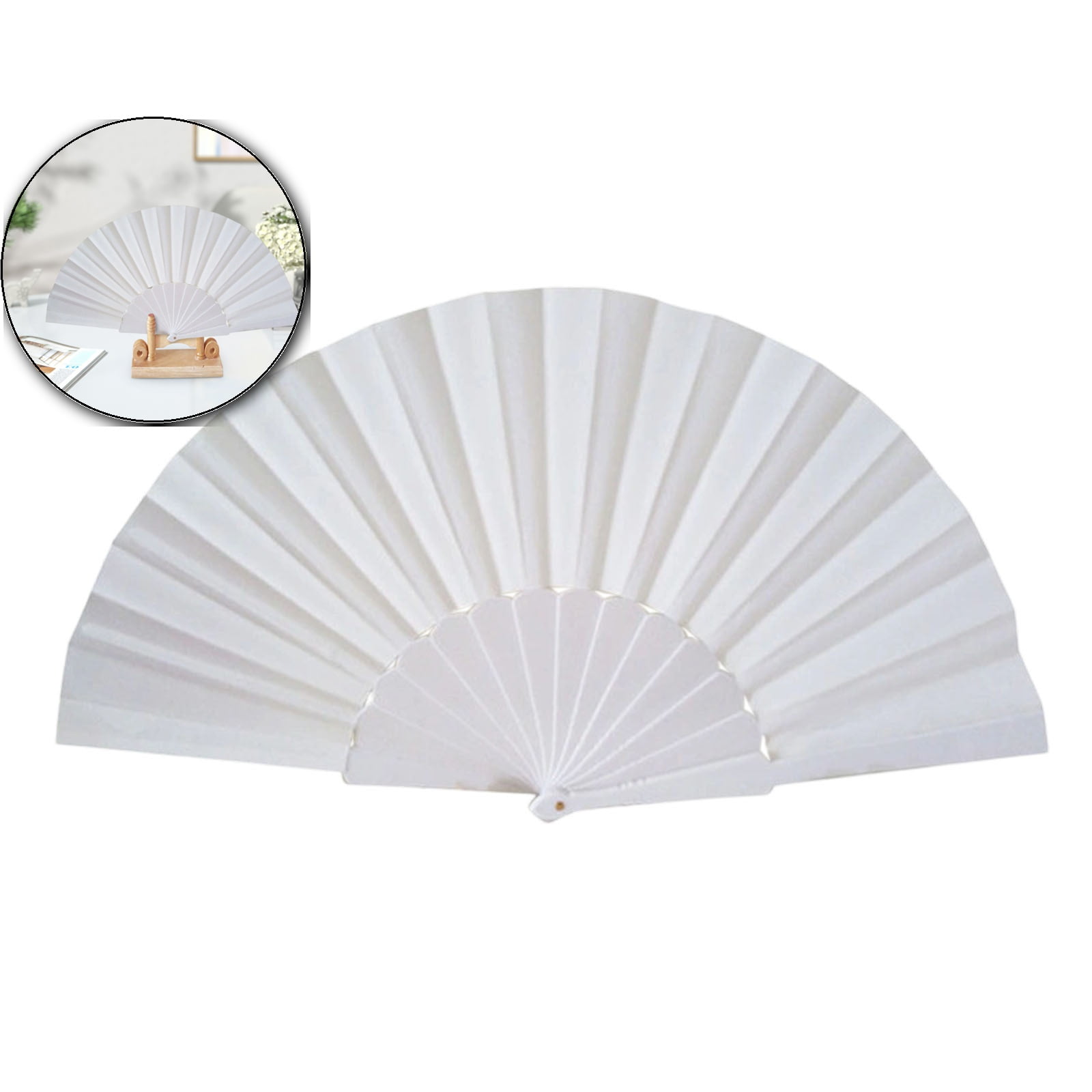 VQPeo Foldable Hand Fan for Line Dancing - Large Clap Fans, Easy Grip ...