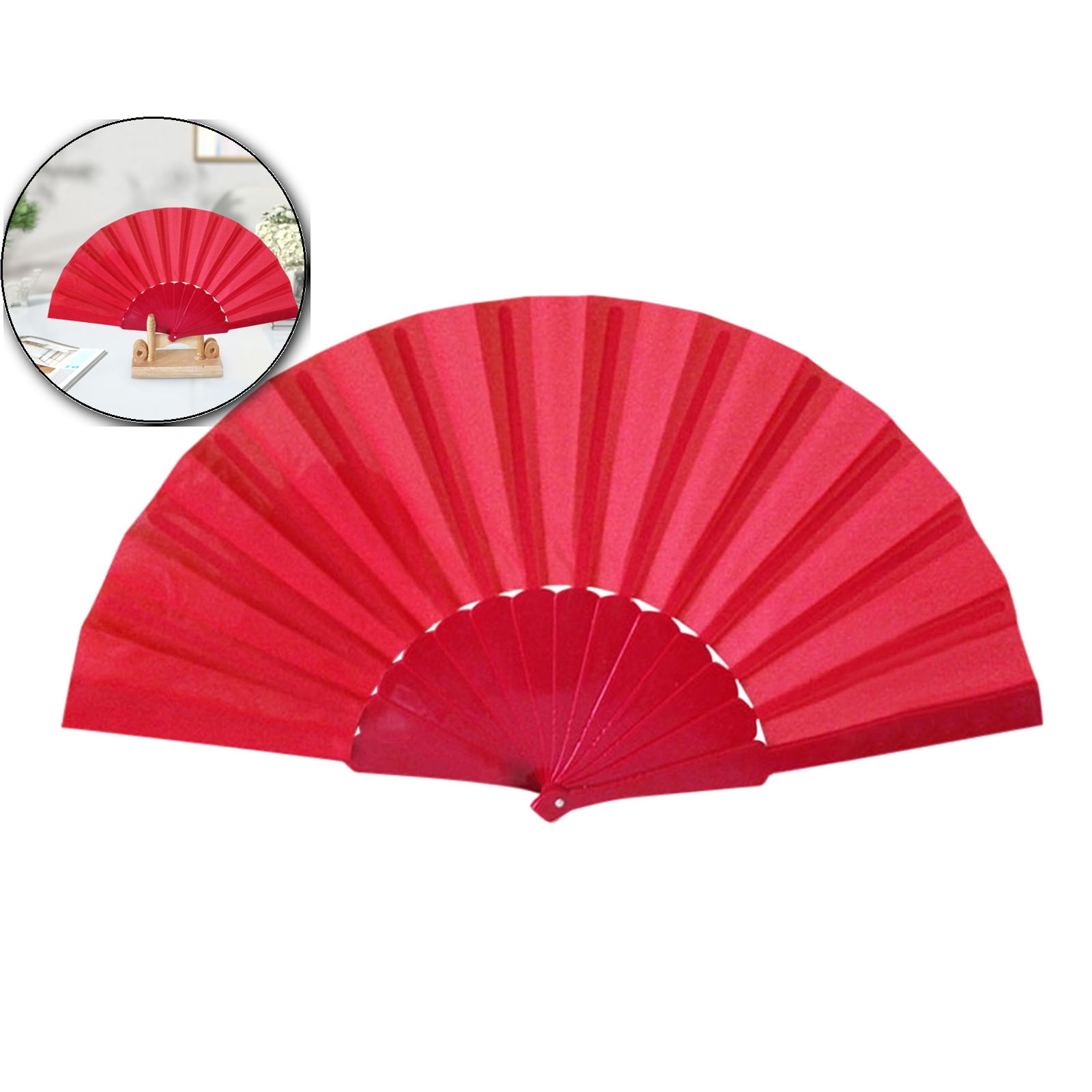 VQPeo Foldable Hand Fan for Line Dancing - Large Clap Fans, Easy Grip ...