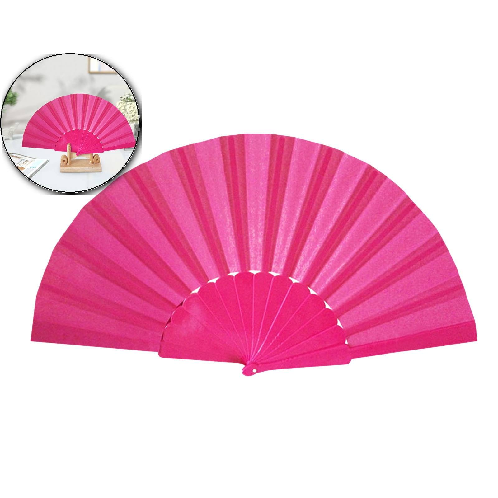 VQPeo Foldable Hand Fan for Line Dancing - Large Clap Fans, Easy Grip ...
