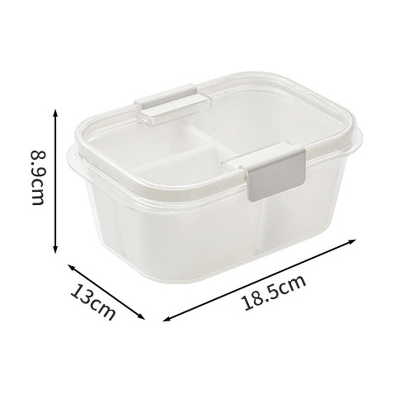 VQPeo Fruit Bento Box - Versatile Snack Container with Divided Serving ...