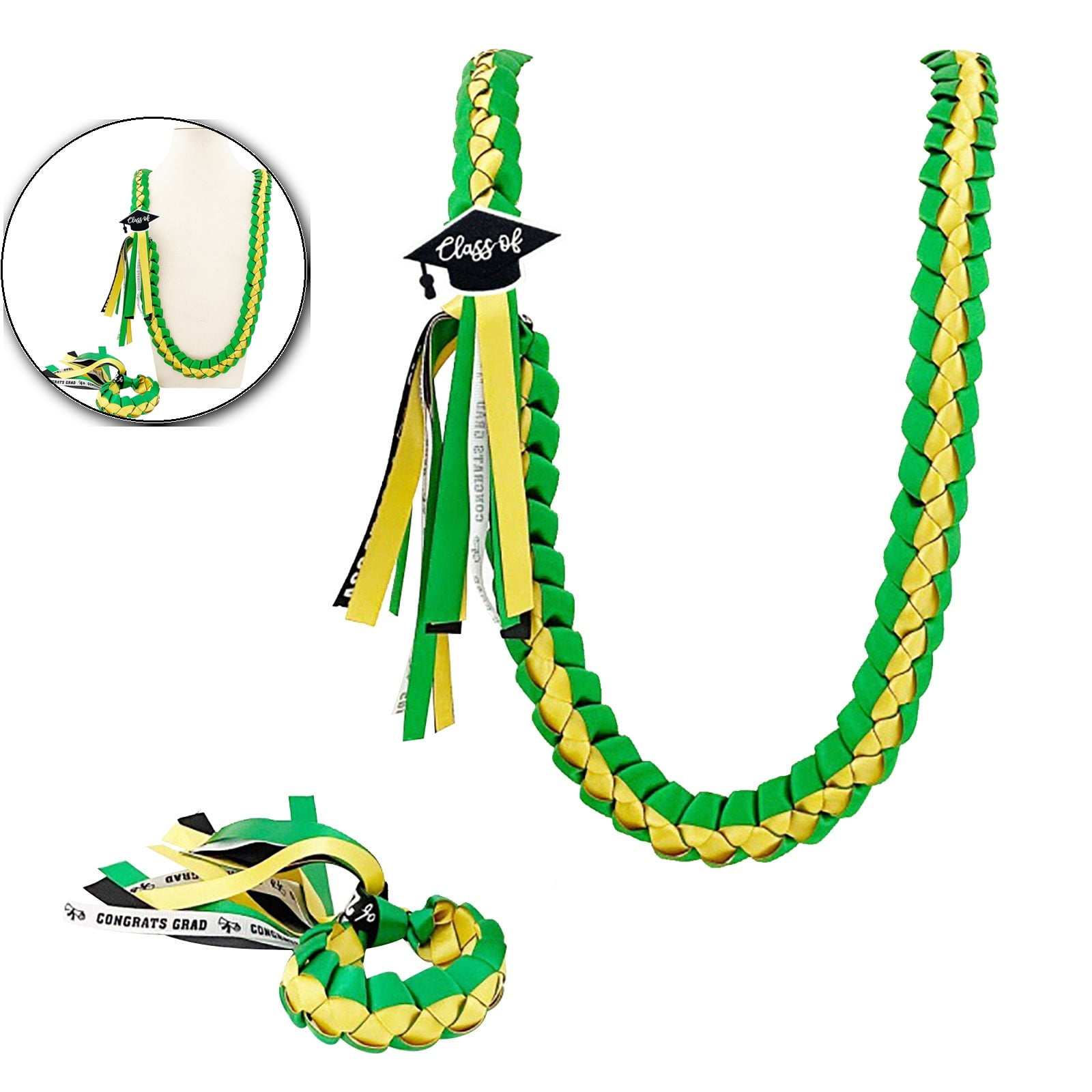 VQPeo Graduation Lei Class of 2025 Graduation Ribbon Leis Graduation ...