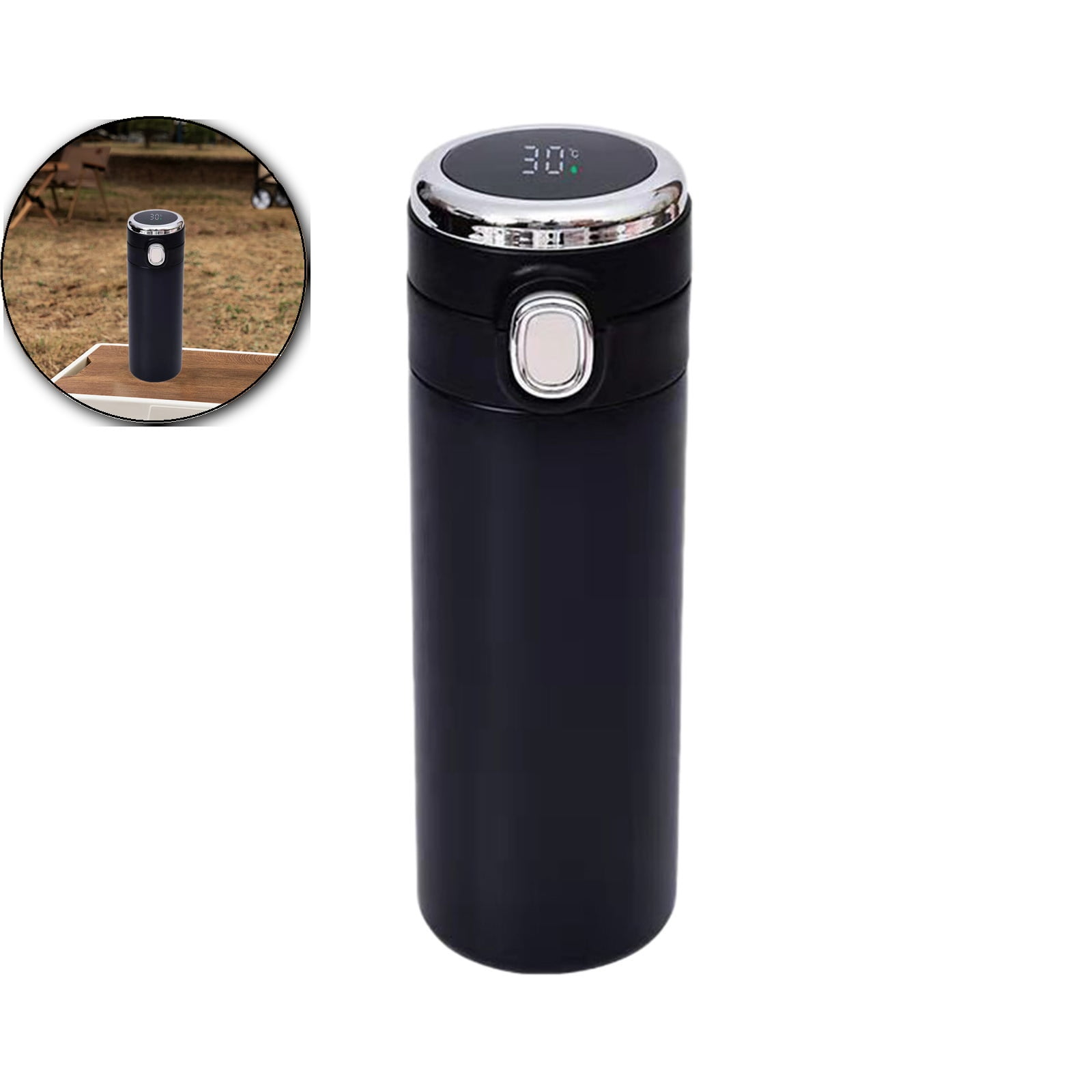 VQPeo Insulated Water Bottle for Hot and Cold Drinks, Travel Coffee Mug ...
