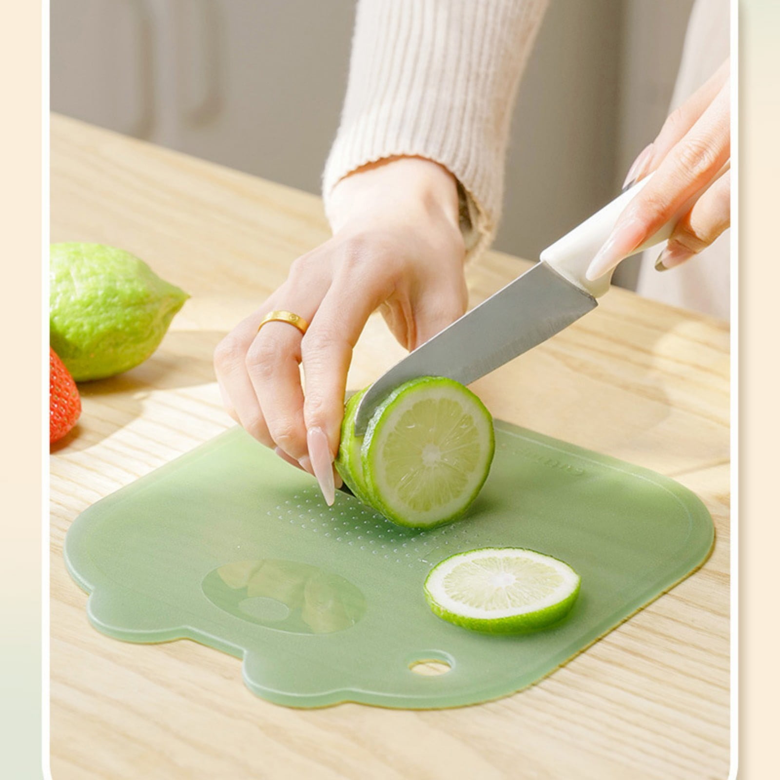 VQPeo Kitchen Cutting Board | Sturdy Easy-Clean Chopping Boards for ...