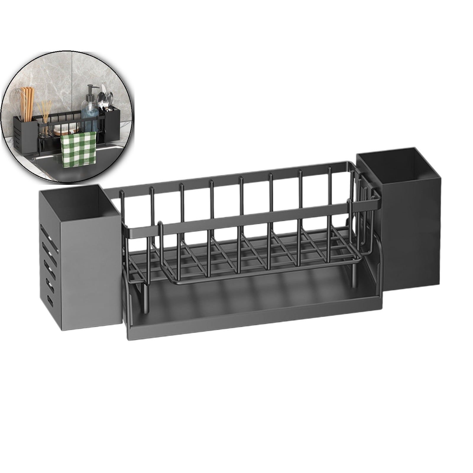 VQPeo Kitchen Rack Organizer - Versatile Kitchen Rack for Dishes ...
