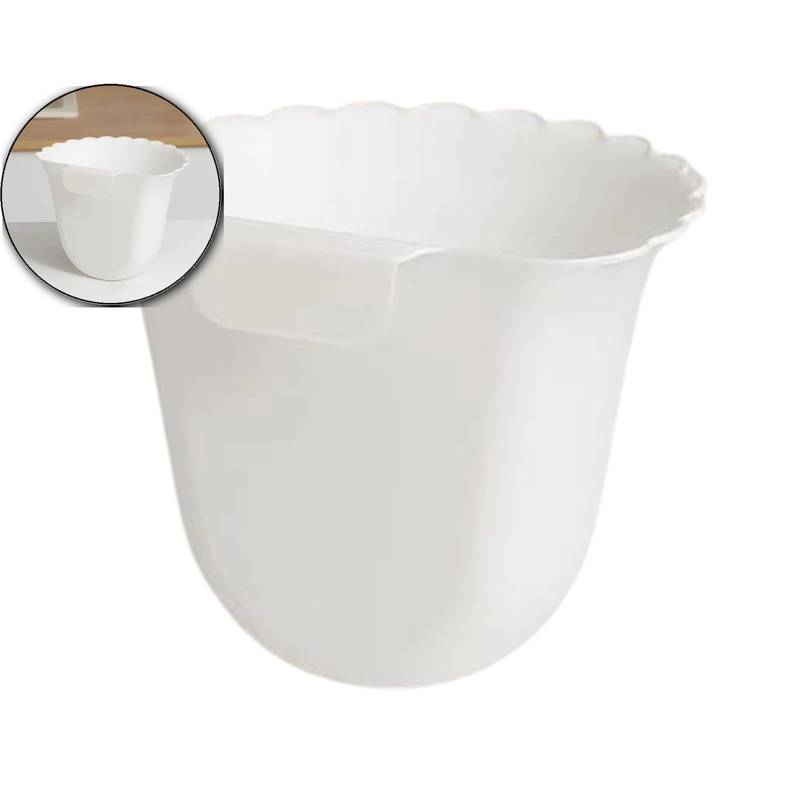 VQPeo Large Capacity Kitchen Trash Bin, Pressure Ring Garbage Can ...