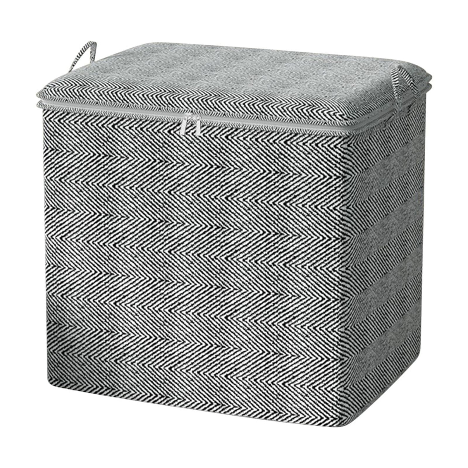 VQPeo Large Storage Bags Non-woven Closet Organizer Comforter Under Bed ...