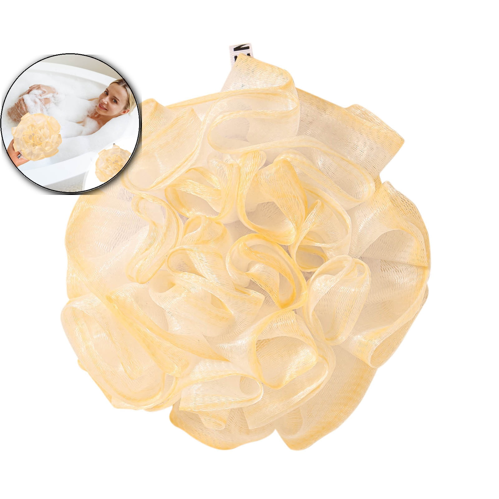 VQPeo Loofah Bath Sponge Shower Loofahs, Soft Loofa Exfoliating Body ...