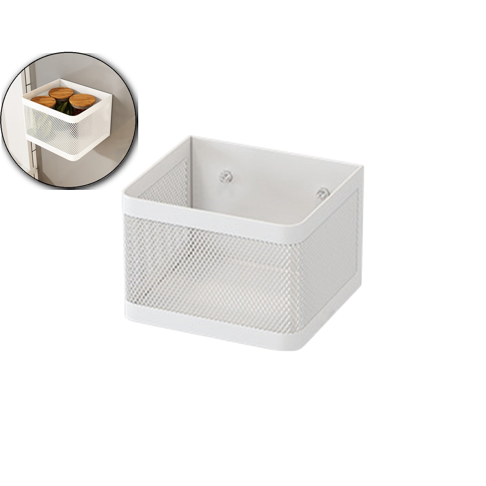 VQPeo Magnetic Organizer Shelf, Magnetic Fridge Shelves, Magnetic Shelf ...