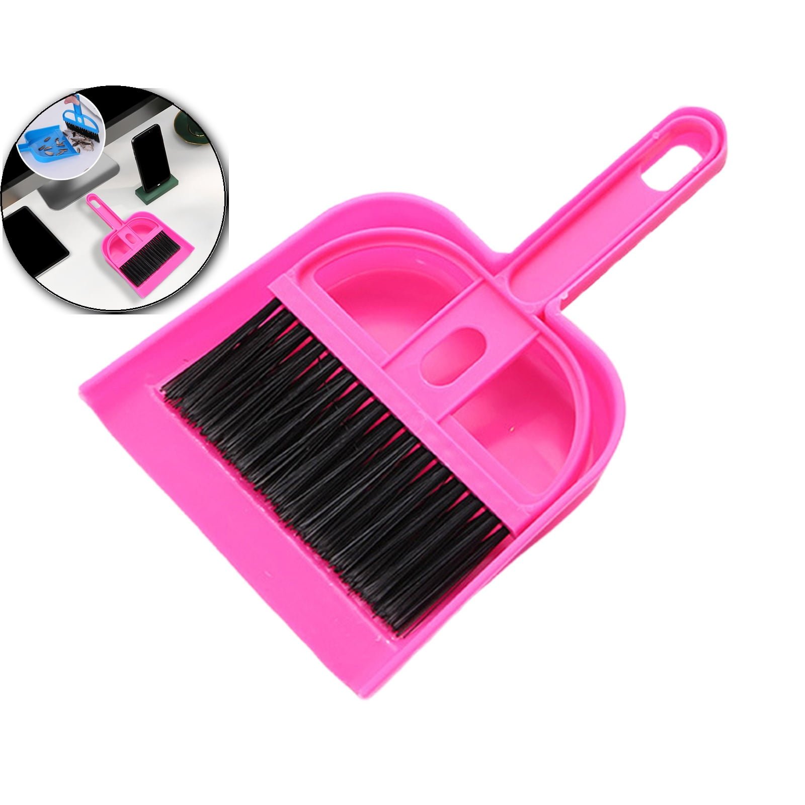 VQPeo Mini Besom and Dustpan Set - Desktop Cleaning Brush with Dustpan ...