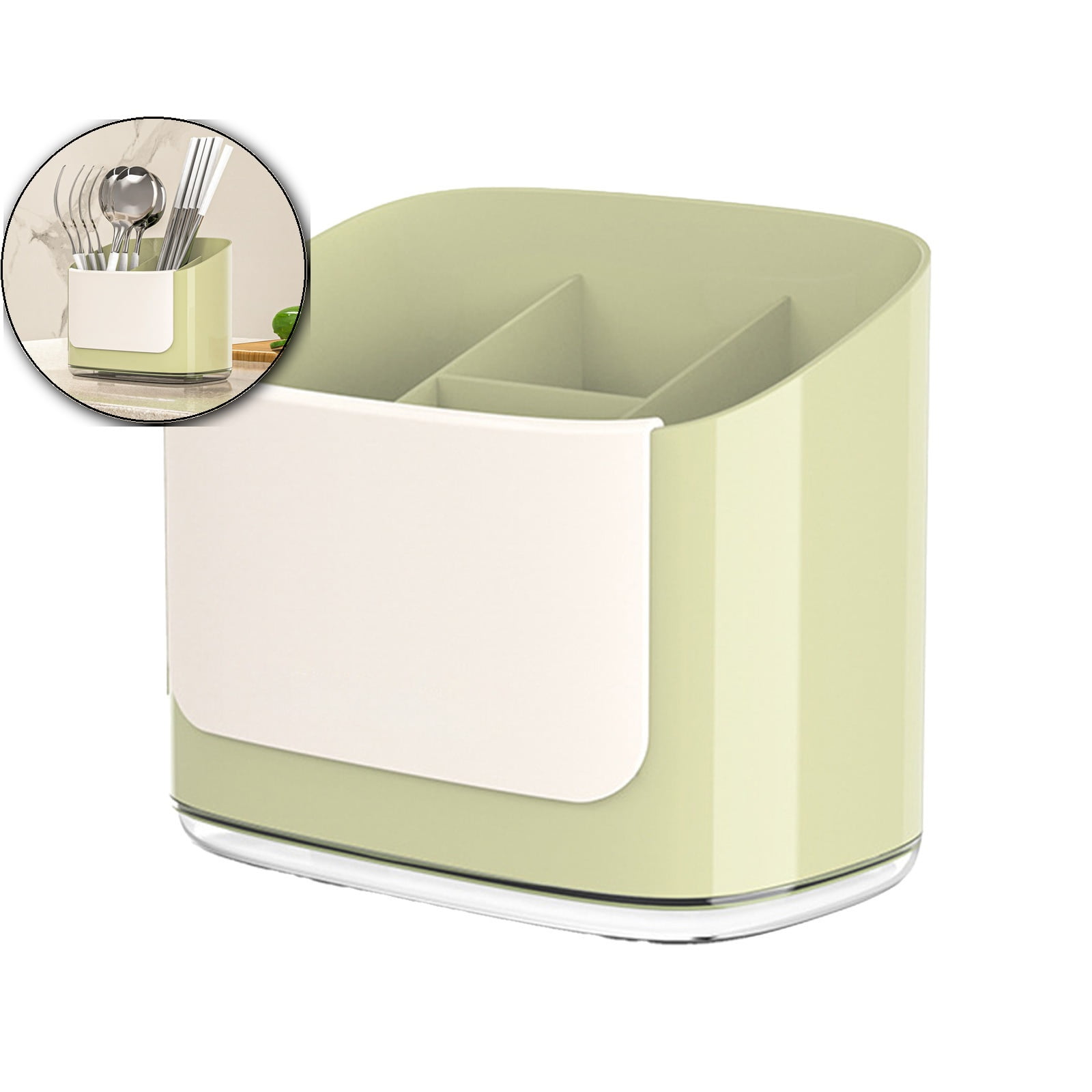 VQPeo Multifunctional Tableware Storage Cage, Draining Cutlery ...