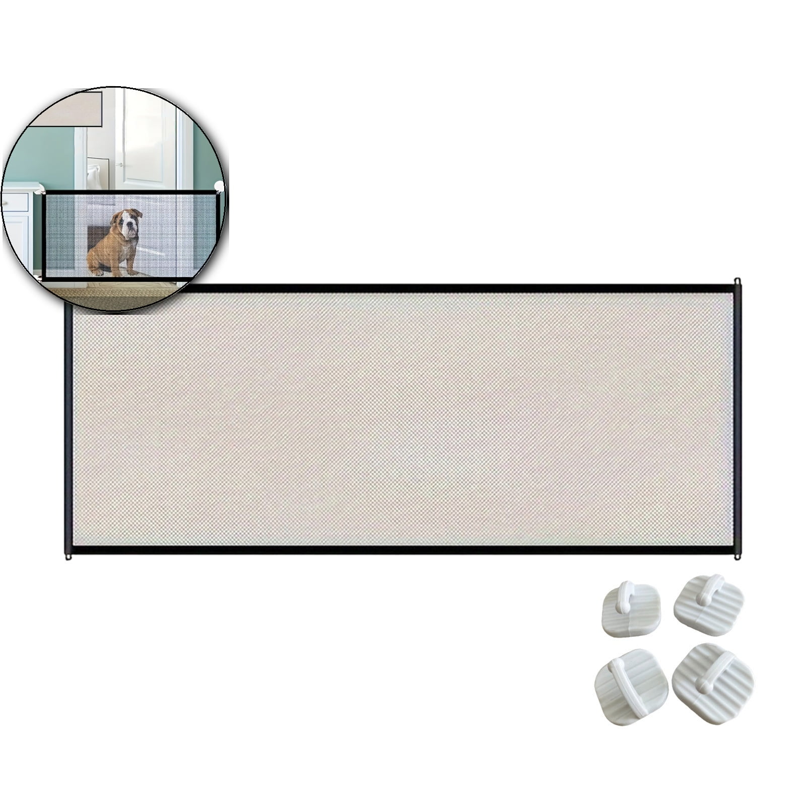 VQPeo Pet Gate, Magic Gate Portable Folding Mesh Gate Safe Guard ...