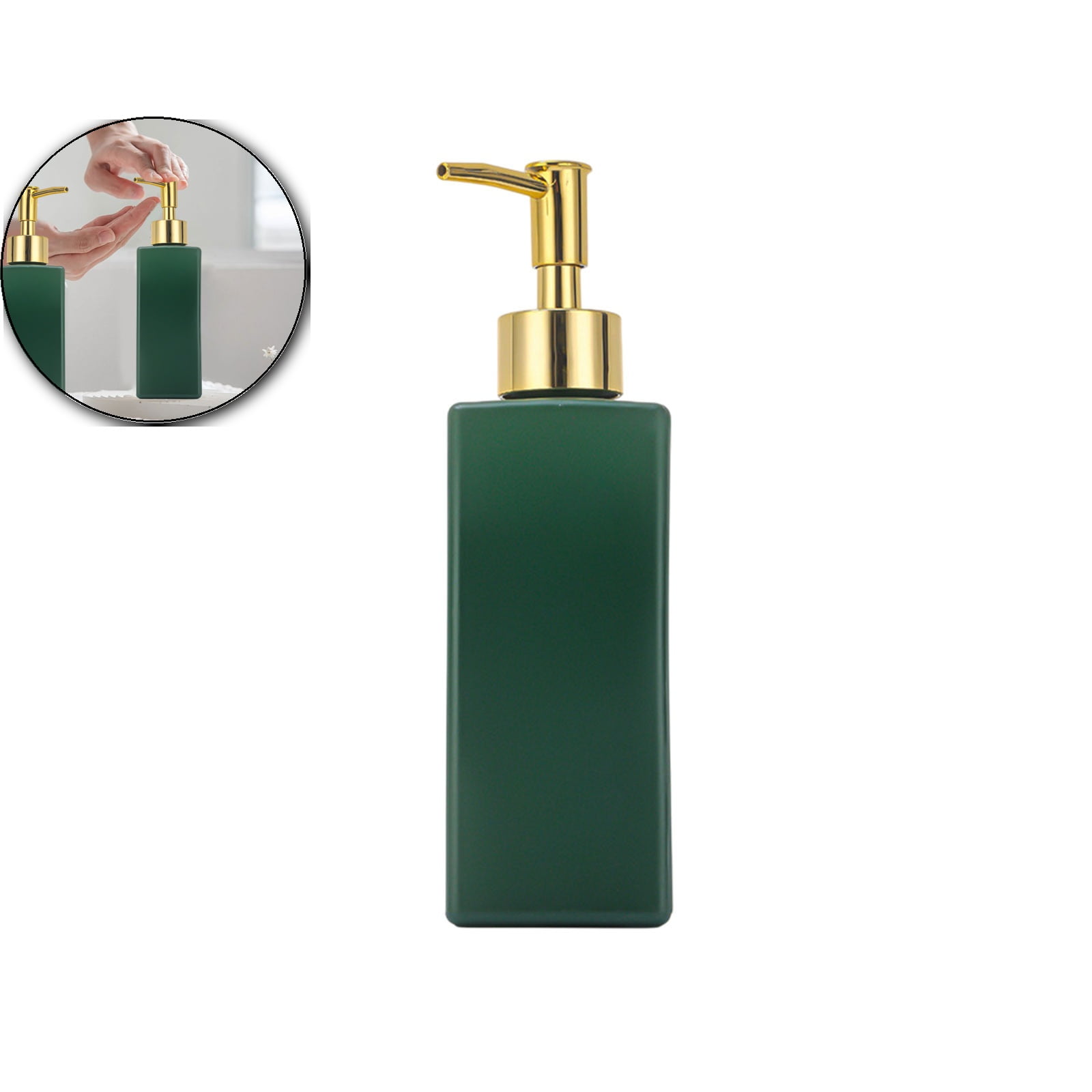 VQPeo Refillable Glass Foaming Soap Dispenser Pump, Multi-Use Bottle ...