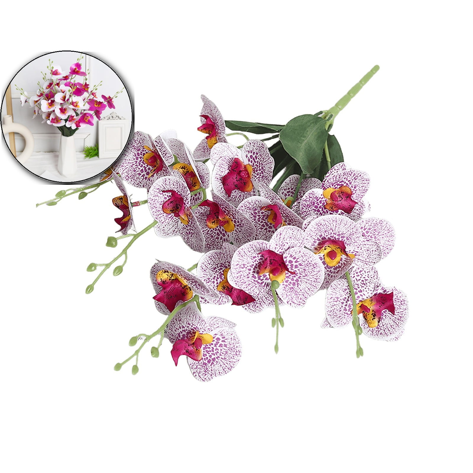 VQPeo Simulation Flower Arrangements, Tulip & Rose Decor for Welcoming ...