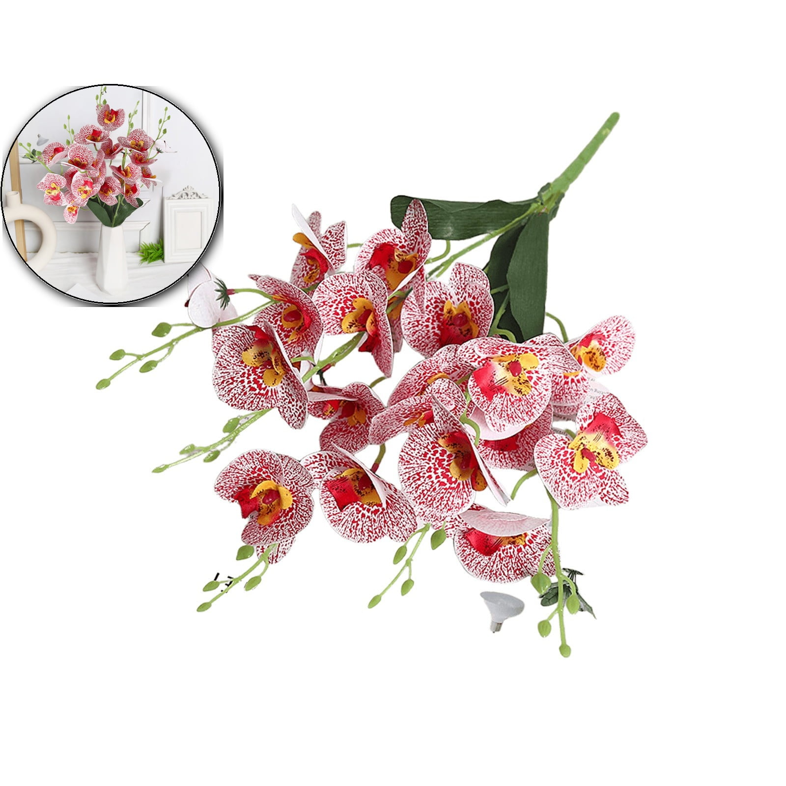 VQPeo Simulation Flower Arrangements, Tulip & Rose Decor for Welcoming ...