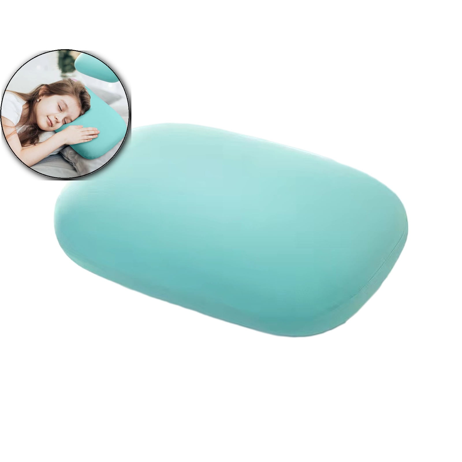 VQPeo Small Pillow Memory Foam Bed Mini Pillows Soft Cooling Cover ...