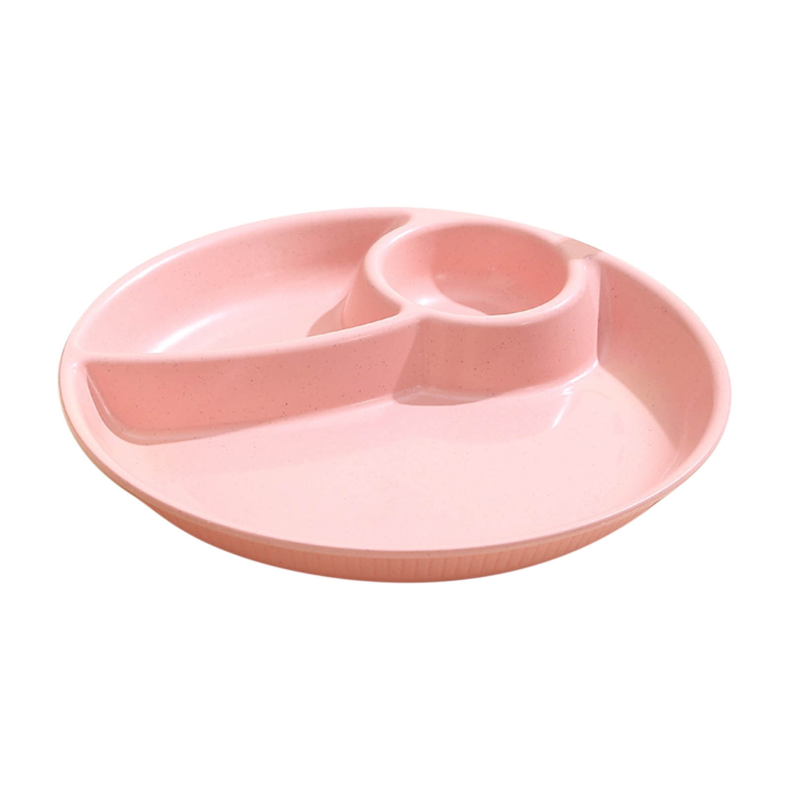 VQPeo Snacks Decorative Tray Portion Control Plate Divided Dinner Plate ...