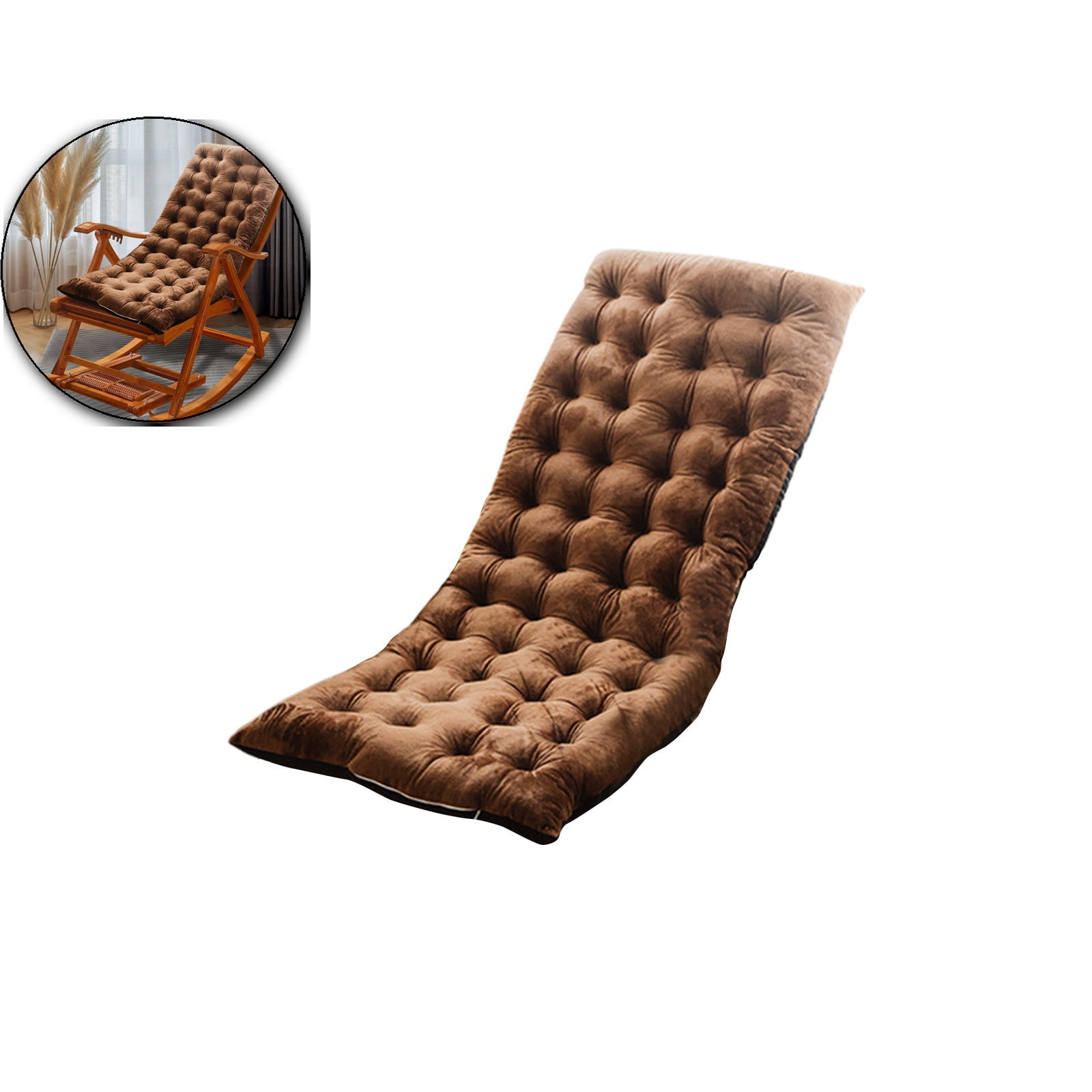 VQPeo Soft Patio Rocking Chair Cushion, Thicken Soft Chair Sun Lounger ...