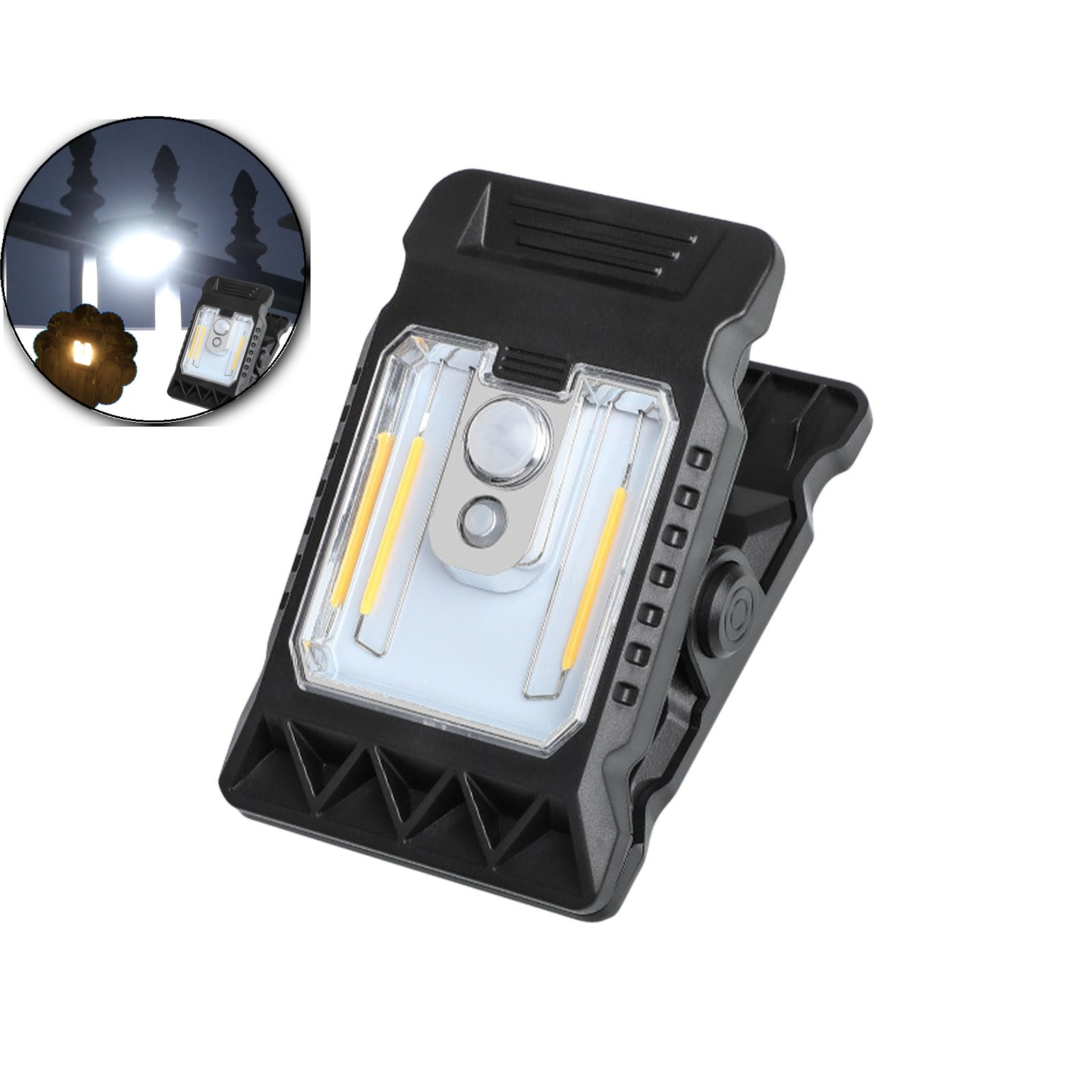 VQPeo Solar Motion Sensor Lights Outdoor, Wireless Mini Clip-on Solar ...