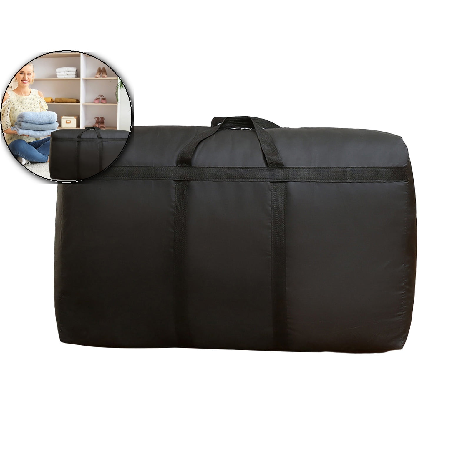 VQPeo Sturdy and Durable Moving Bags with Carrying Handles, Zippers ...