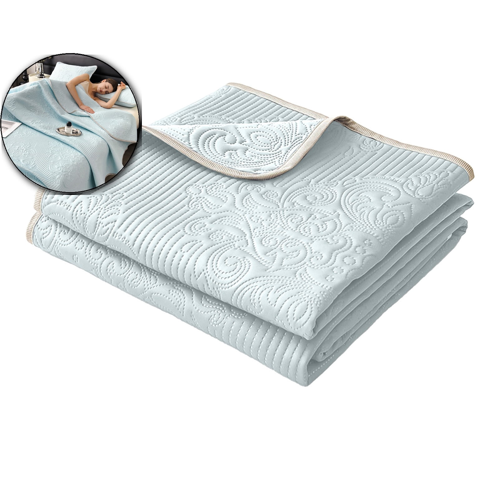 VQPeo Summer Twin Size - Lightweight Summer Quilt for Full, Twin Beds ...