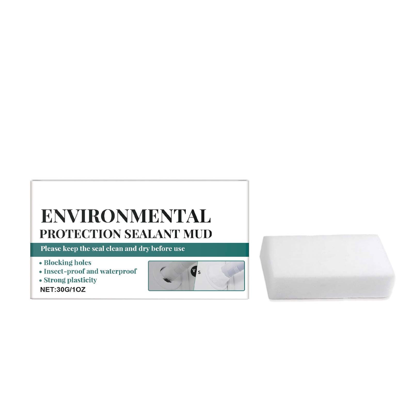 VQPeo Super Diamond Mud Sealing Mud White Fix Mud For Sewer Joints Wall ...