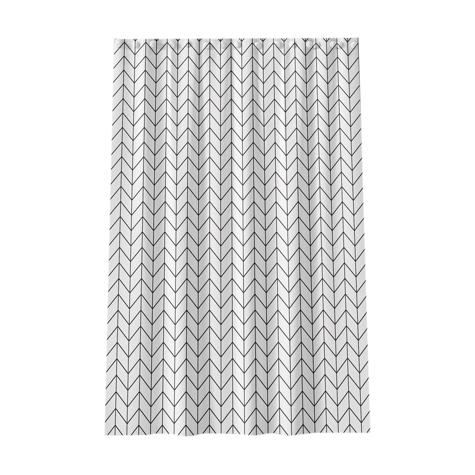 VQPeo Thick Waterproof Shower Curtain - Heavy-Duty Plastic Bathroom ...