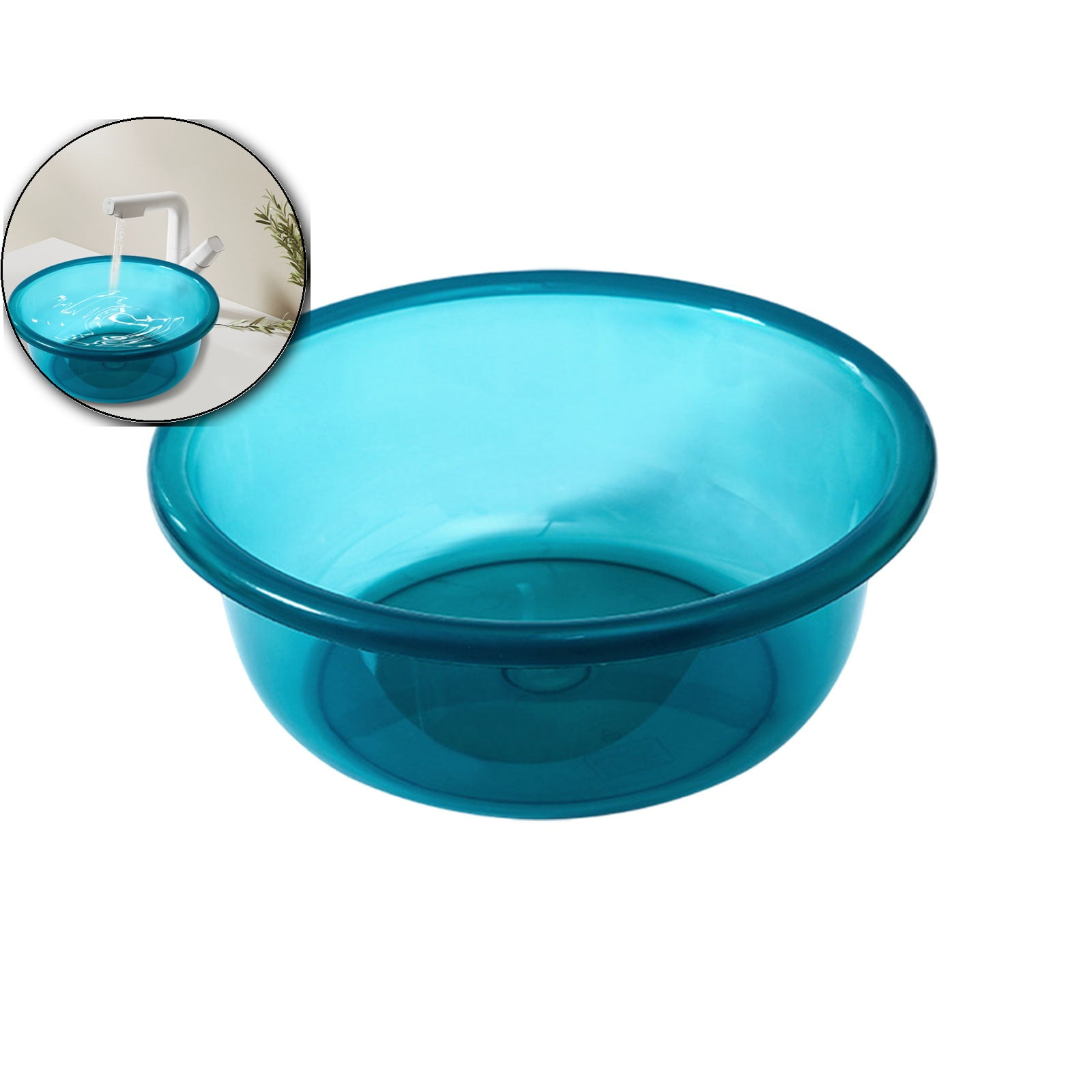 VQPeo Thickened Plastic Washbasin for Household, Camping & Travel ...