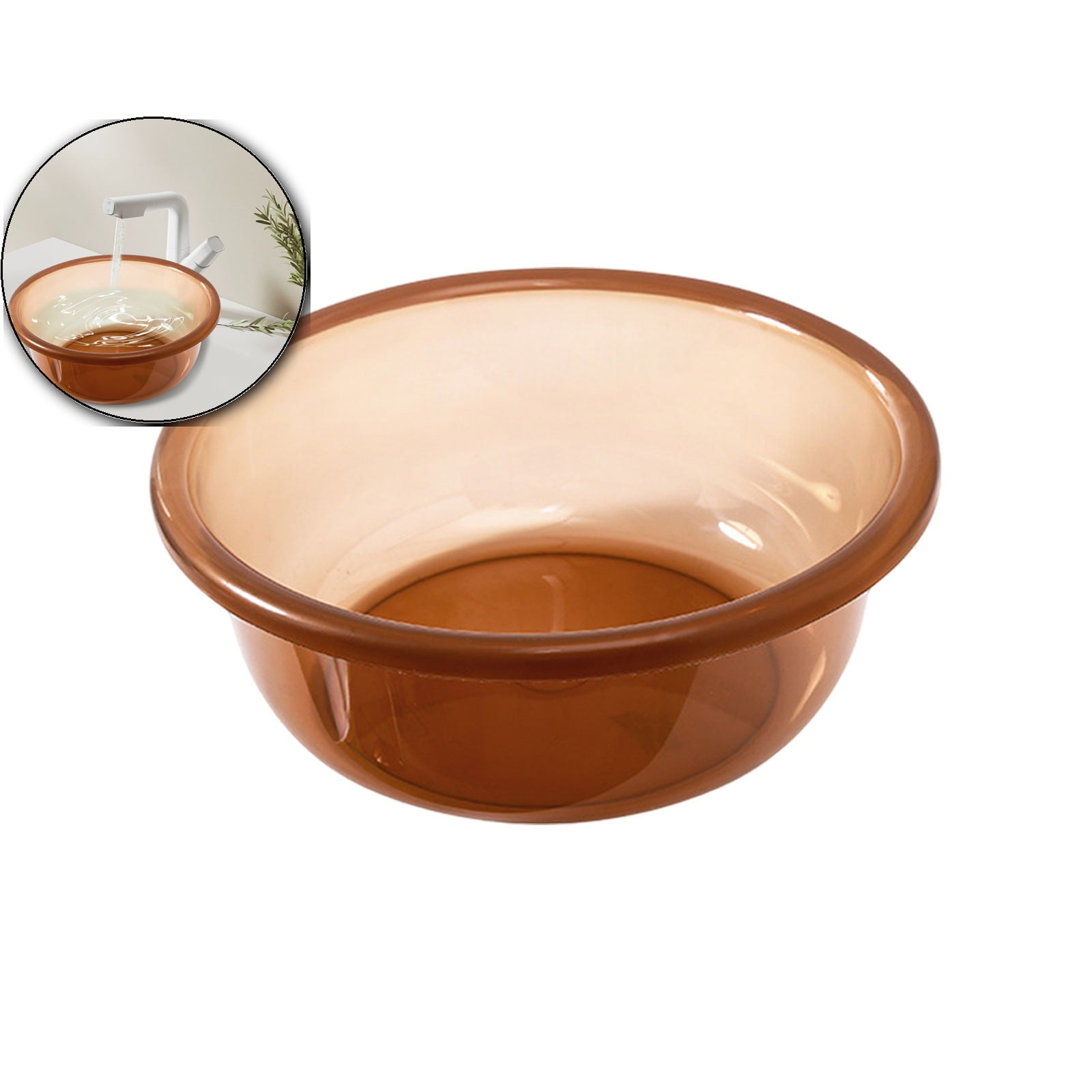 VQPeo Thickened Plastic Washbasin for Household, Camping & Travel ...