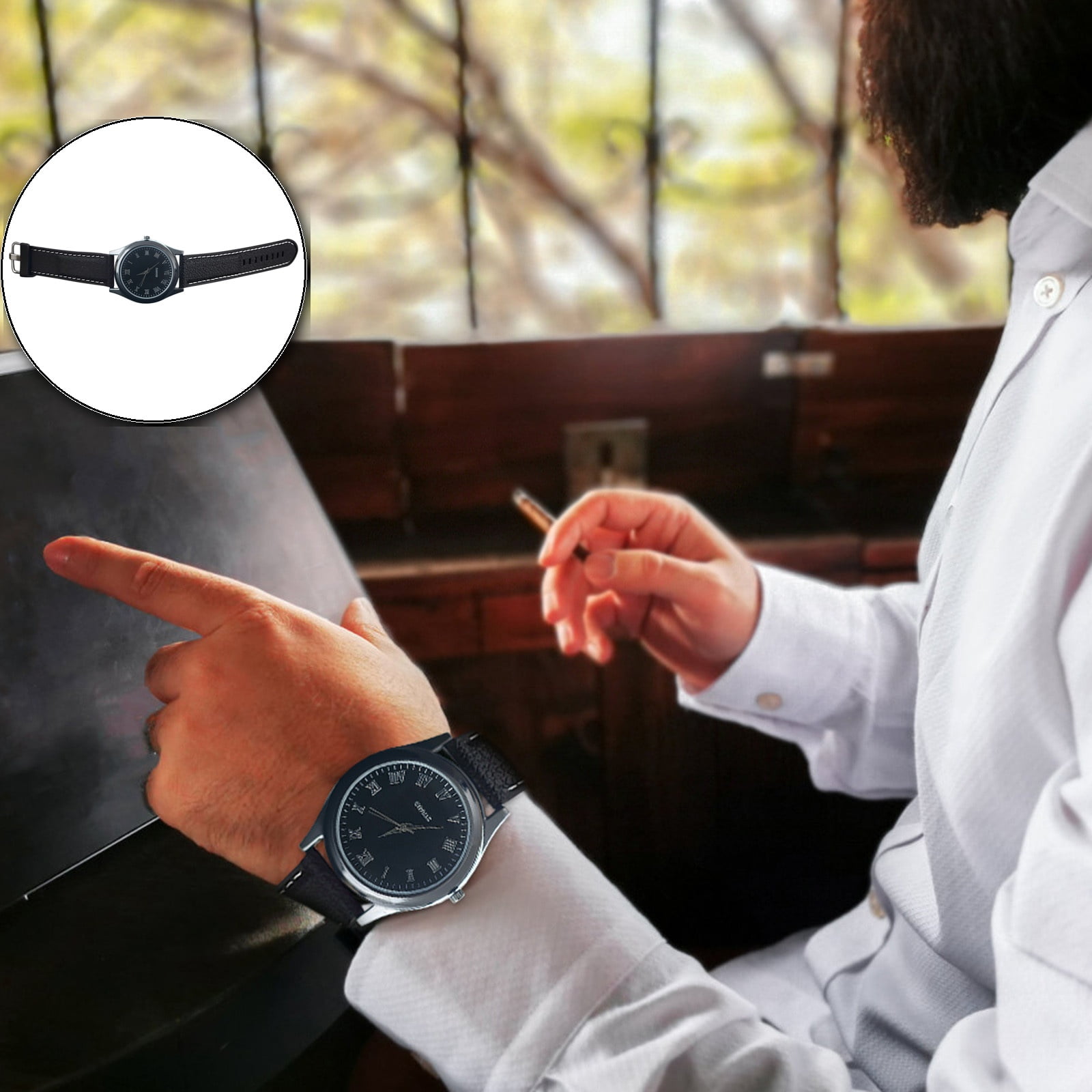 VQPeo USB Rechargeable Watch Lighter - Windproof Metal Quartz ...