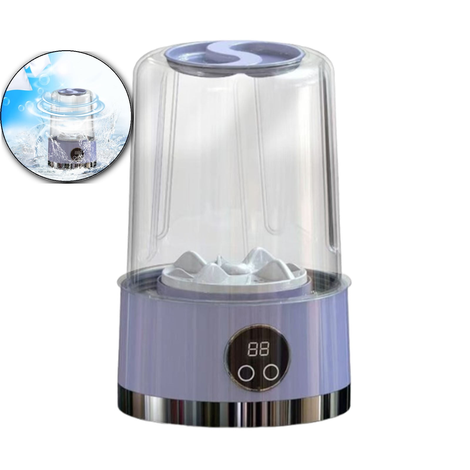 VQPeo Underwear Washer, Upgraded Mini Washing Machine, Portable ...