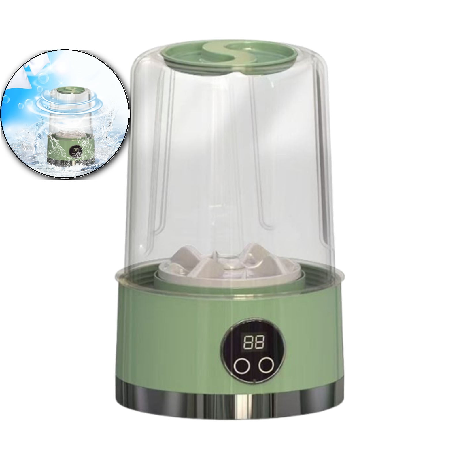 VQPeo Underwear Washer, Upgraded Mini Washing Machine, Portable ...